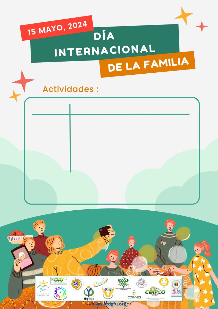 Día Internacional de la Familia 15 mayo 2024